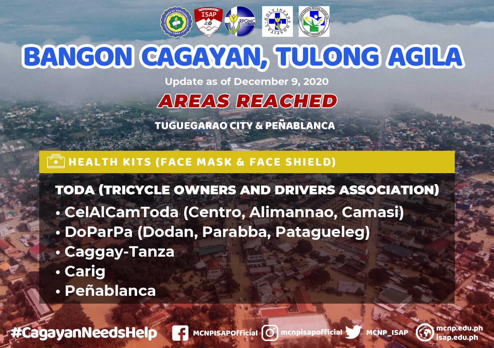 MCNP ISAP HIH RPGMC ACMC BANGON CAGAYAN, TULONG AGILA - ISAP