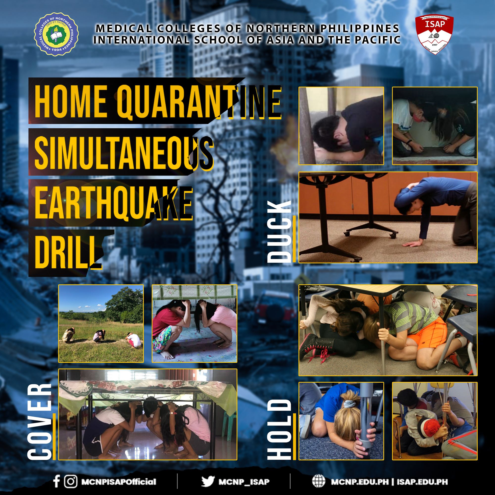 EAGLES JOIN INSTITUTIONAL EARTHQUAKE DRILL ORIENTATION WEBINAR - ISAP